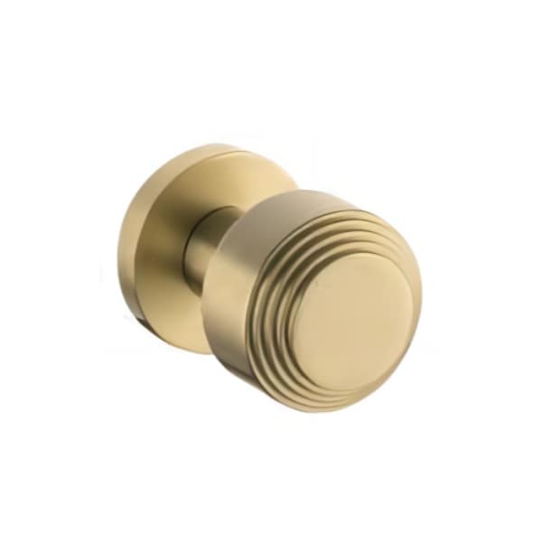 MODERN KNOB SET BRASS – B170-1026 - Bracha Select