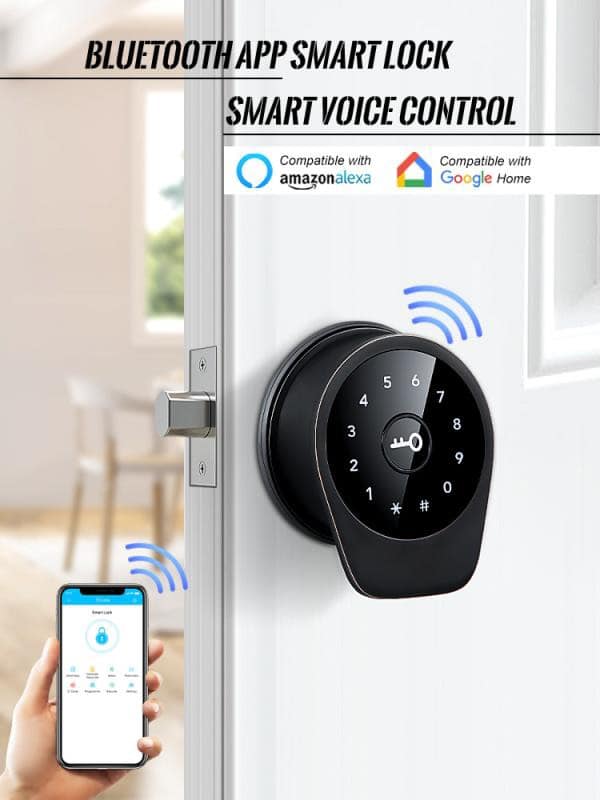 SMART DOOR LOCK-SM002-RD23F - Bracha Select